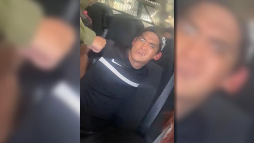 Las primeras imágenes del indultado Luis Castillo detenido | EXCLUSIVO T13